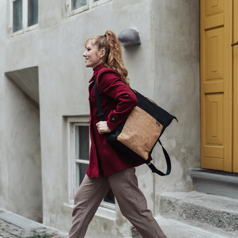 2-in-1 Rucksacktasche: Die Kombi für Damen | nachhaltig
